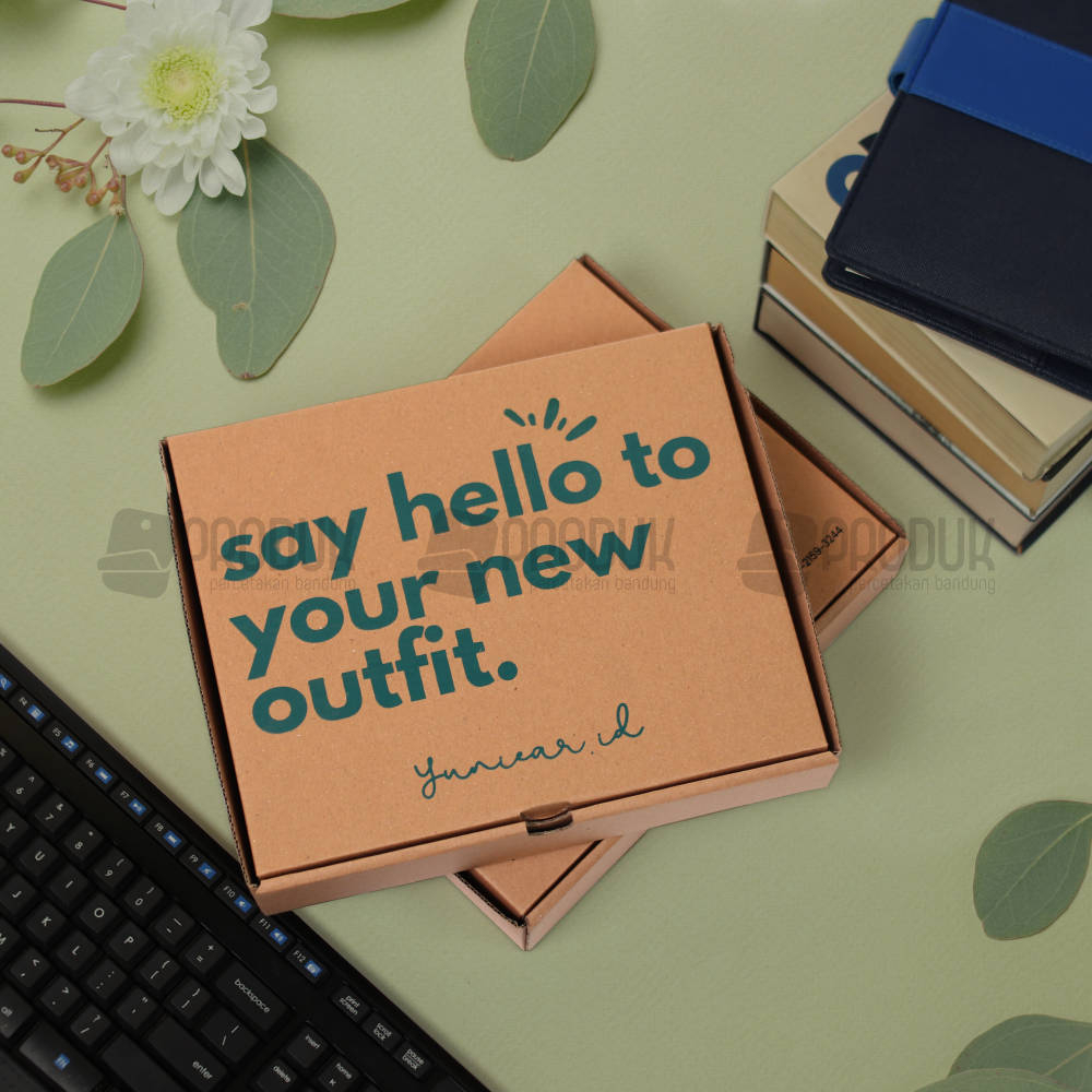 Jual Sablon / Cetak Kardus Corrugated 25x20x5 CM | Die Cut | Kotak ...