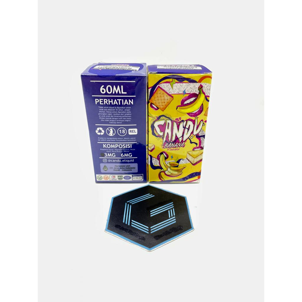 Jual Candu V2 BANANA CHEESECAKE 60ML by Awkarin Liquid Vape Pisang ...