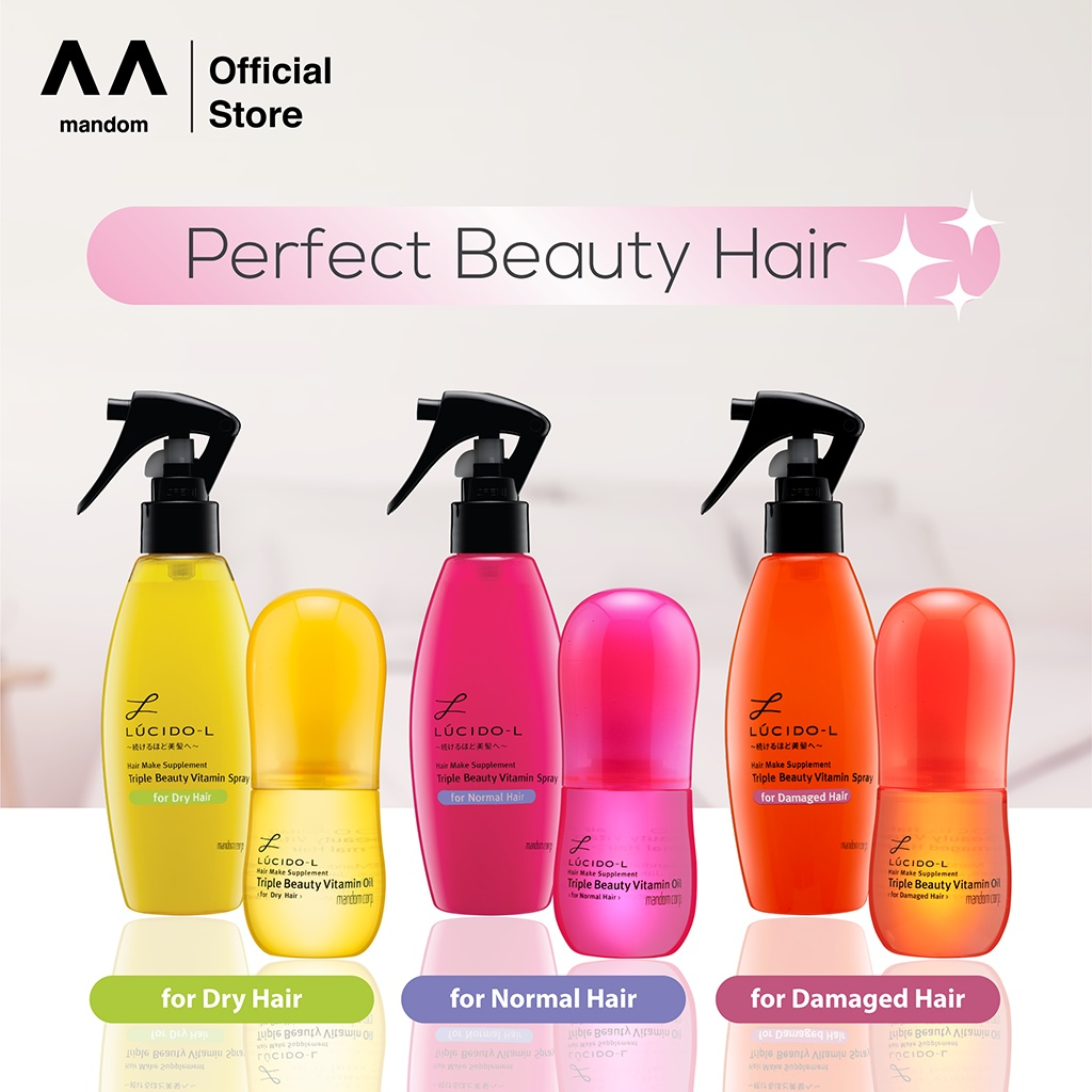 Jual ORIGINAL Lucido-L Triple Beauty Vitamin Spray 200ml - Lucidol Hair ...