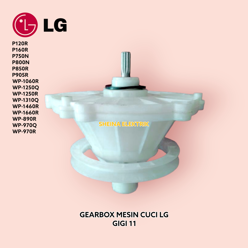 Jual Gearbox Mesin Cuci 2 tabung LG Gear box WP 1460 R 14 kg | Shopee ...