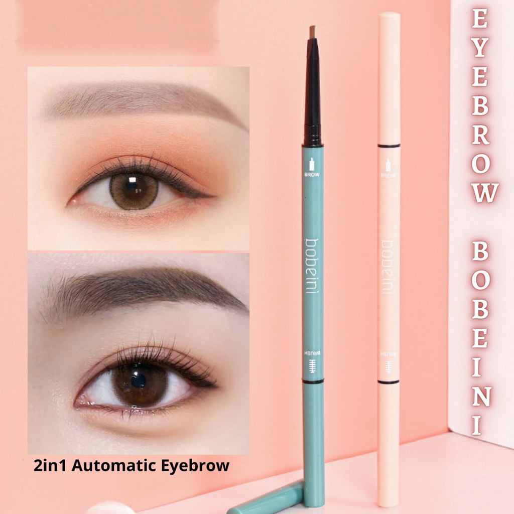 Jual [COD]Eyebrow Bobeini 2 In1 Eyebrow Pensil Alis Double Eyebrow Long ...