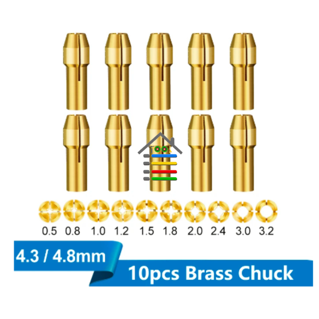 Jual MINI DRILL BRASS COLLET KUNINGAN MINI GRINDER DRILL BOR CHUCK 1 ...