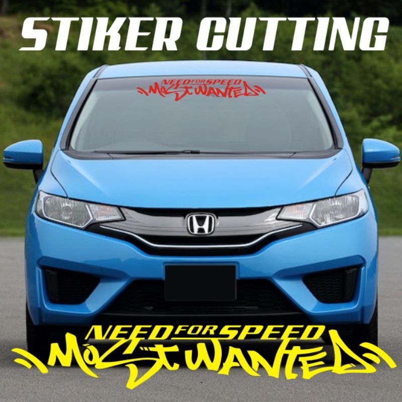 Jual stiker cutting stiker reflective hologram kaca mobil need for ...