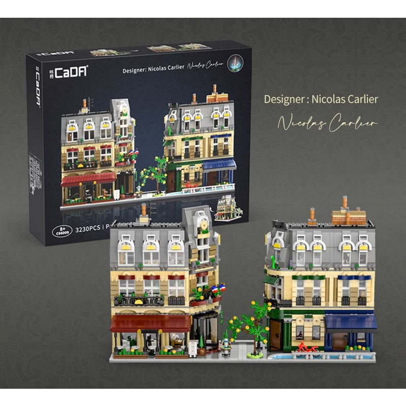 Jual Brick CaDa 66009 Creator Expert Paris Restaurant Modern Street ...