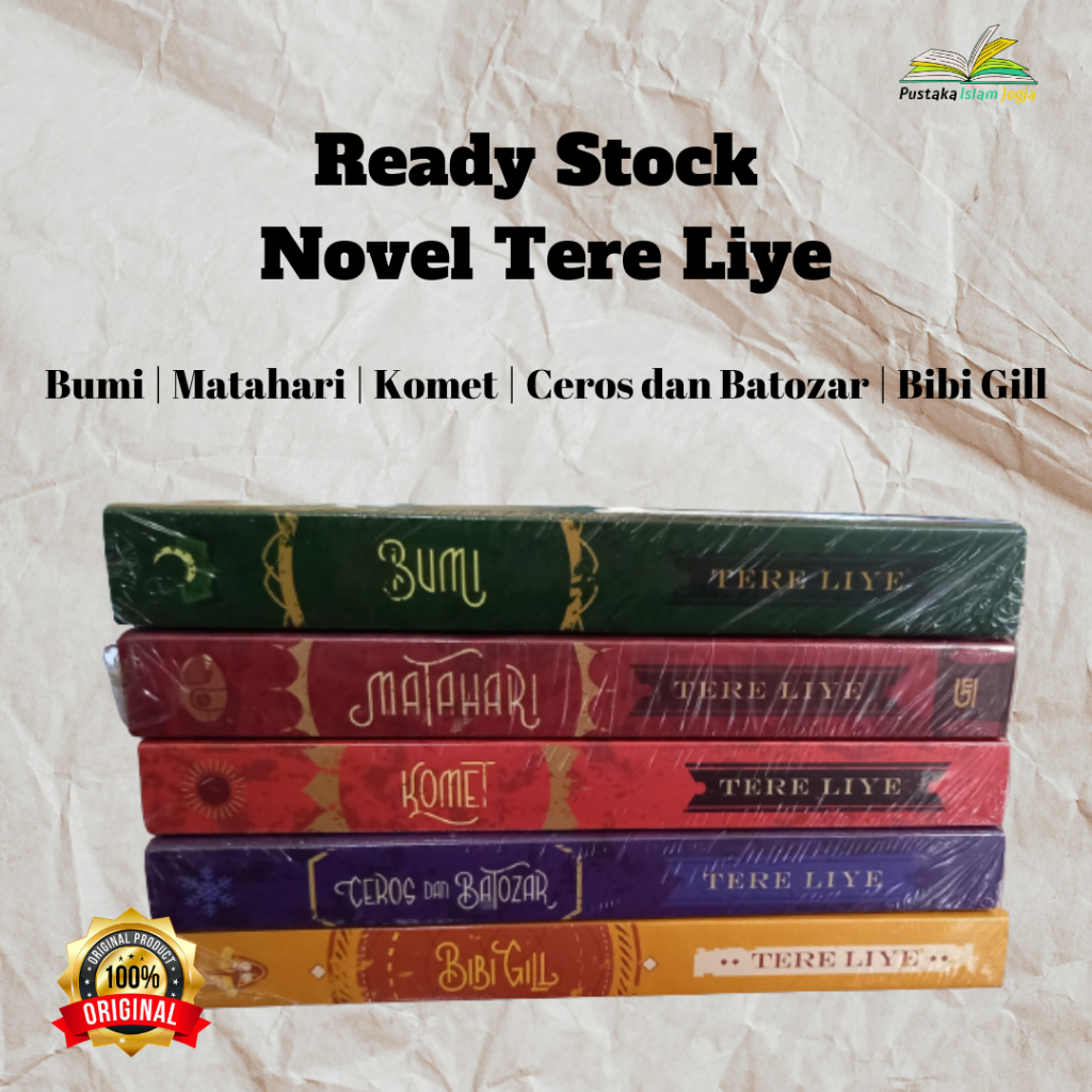 Jual Ready Novel Tere Liye Original Serial Bumi : Bumi / Matahari ...