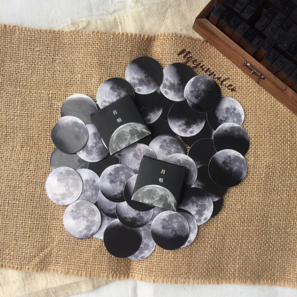 Jual Sticker MOON DECO Sticker Planner DIY Scrapbook / Stiker Dekor ...