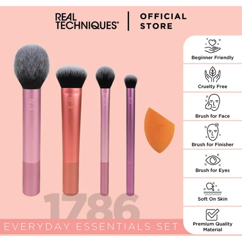 Jual real technique brush set | Shopee Indonesia