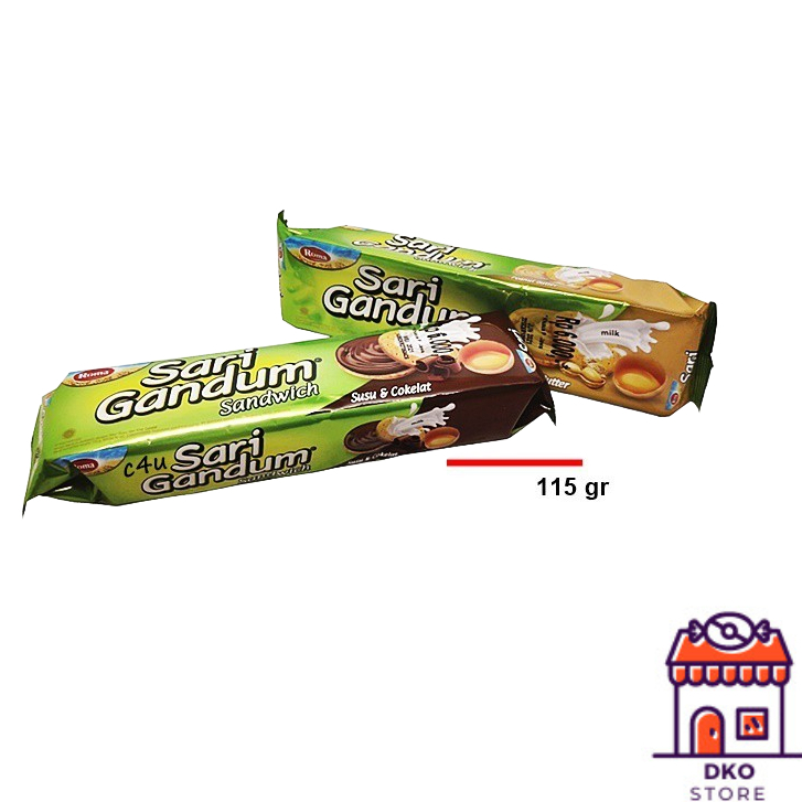 Jual ROMA Sari Gandum Sandwich 115gr gram Rasa Cokelat & Susu / Peanut ...