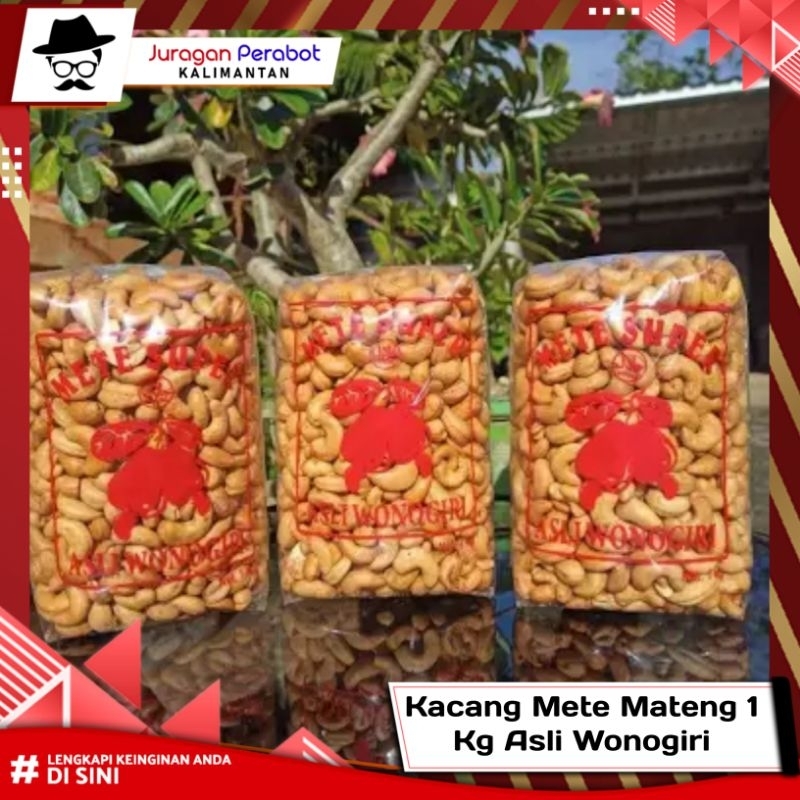 Jual Kacang Mete Mateng 1 Kg Asli Wonogiri / Kacang Mete Mentah 1 Kg ...