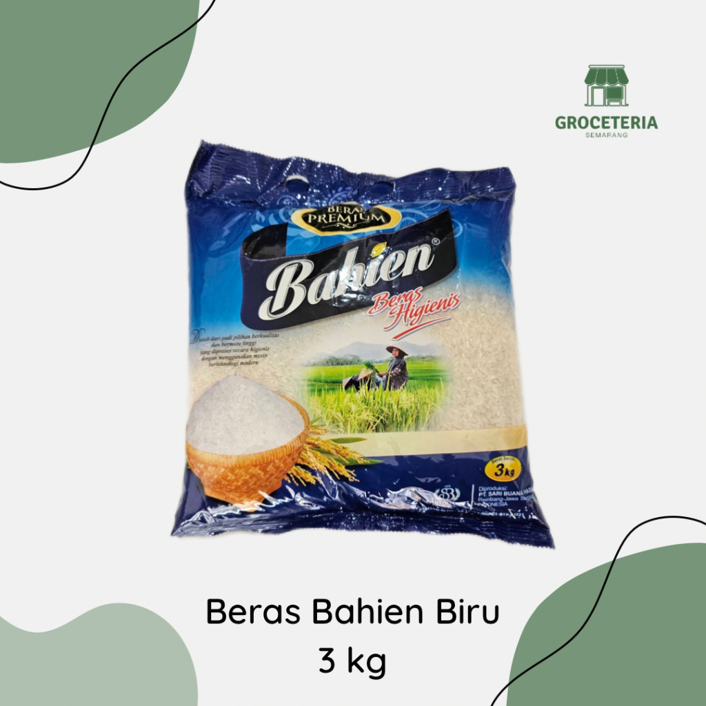 Jual BERAS BAHIEN BIRU 3KG | Shopee Indonesia