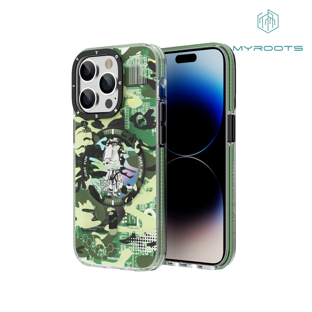 Jual Myroots Youngkit Case Army Military For Iphone 14 13 Pro Max ...