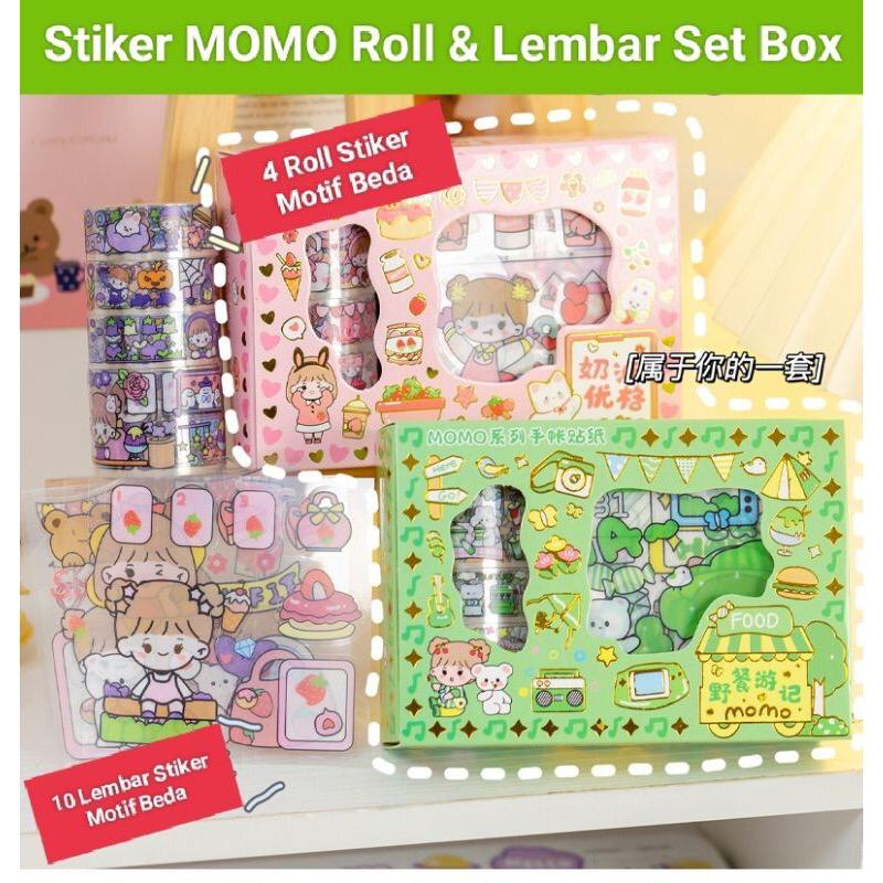Jual STIKER ROLL MOMO/STIKER LUCU/STIKER MOMO 2D/STIKER KARTUN | Shopee ...