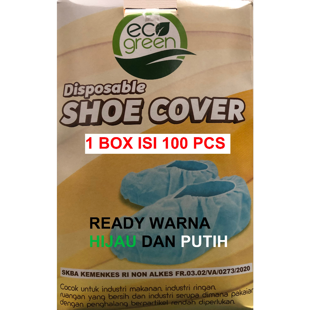 Jual Shoe cover shoes medis ecogreen | Shopee Indonesia