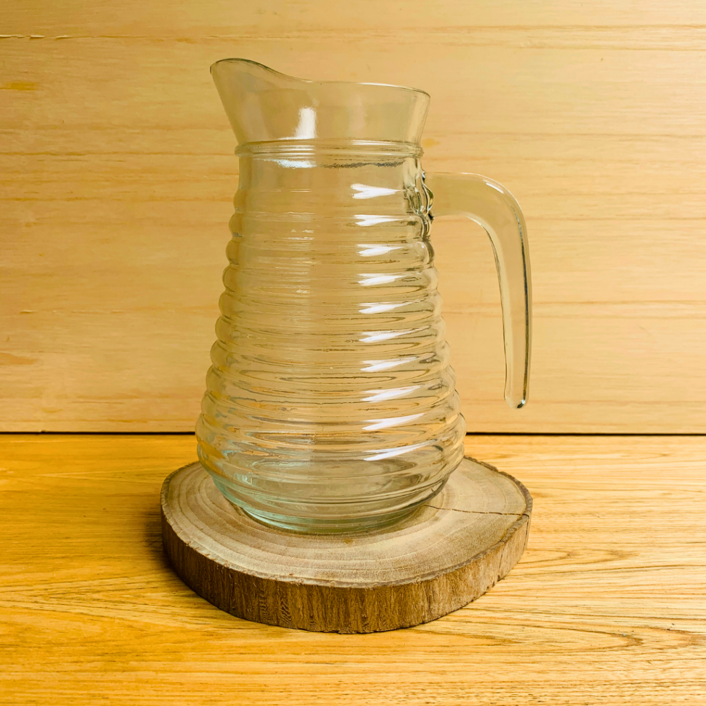 Jual Pitcher Kaca 1 Liter Teko Ulir Cafe Tanpa Tutup WJR-1000 | Shopee ...