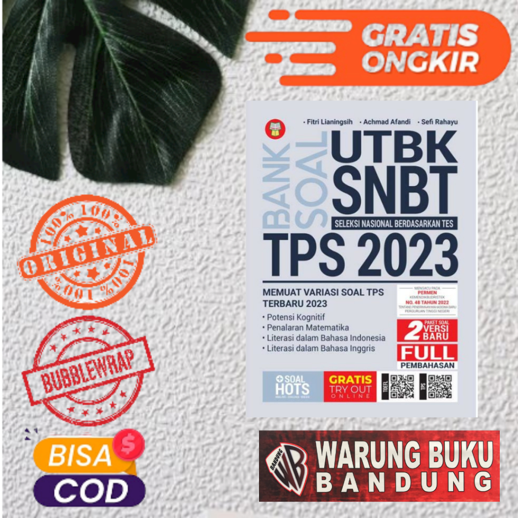 Jual Buku Bank Soal Utbk Snbt Tps Tahun 2023 Shopee Indonesia