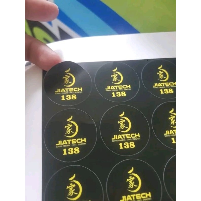 Jual stiker a3 cetak plus cutting vynil transparan | Shopee Indonesia