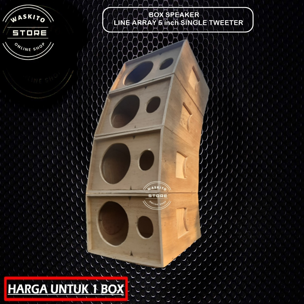 Jual Box Speaker Line Array 5 Inch Single Tweeter Bulat | Shopee Indonesia