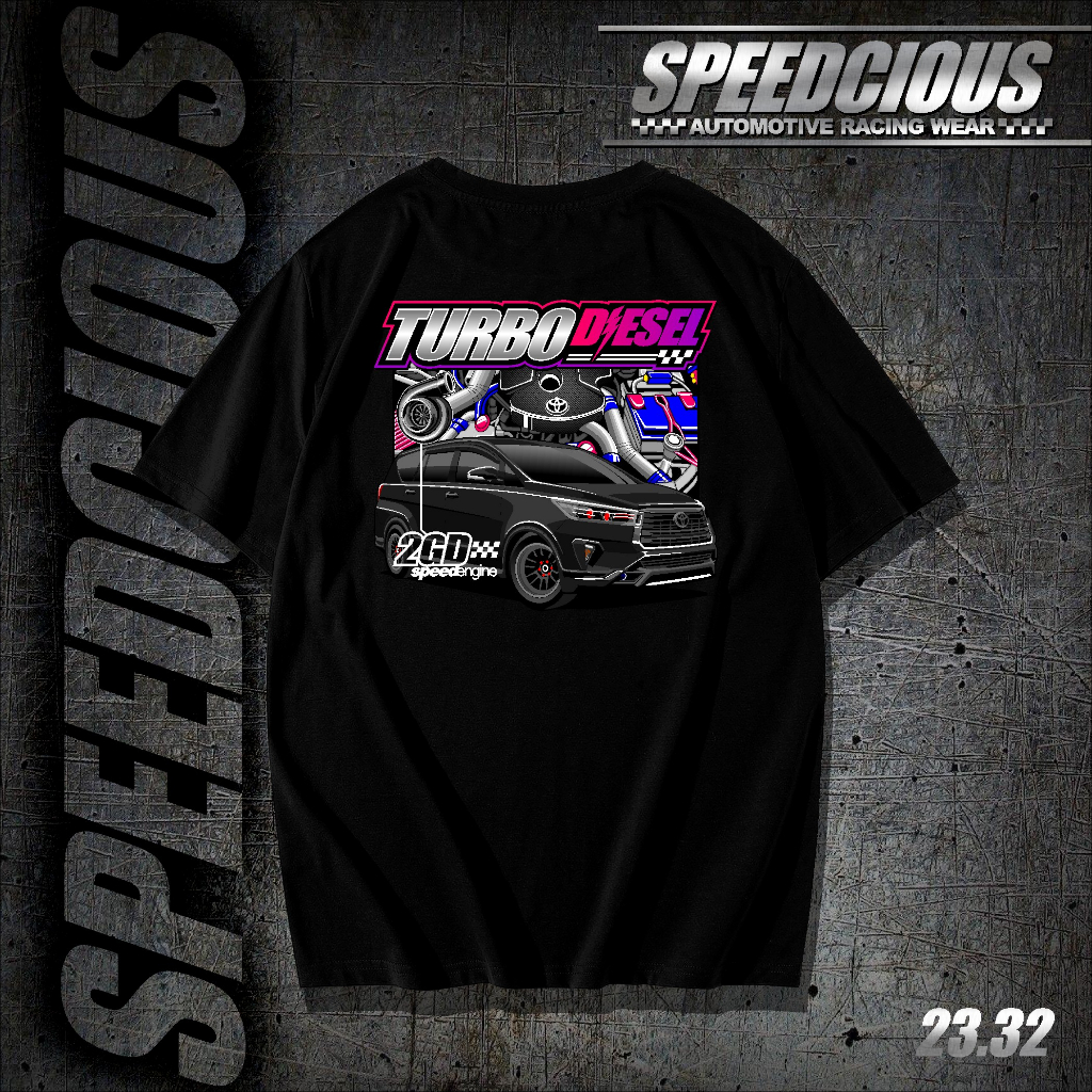 Jual Kaos Racing MESIN TURBO DIESEL INNOVA 2GD SPEED ENGINE Baju Mobil ...