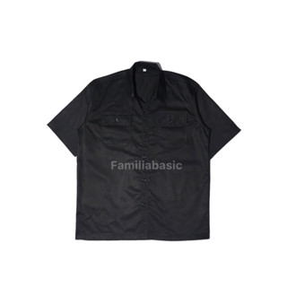 Jual BASIC-KEMEJA WORKSHIRT BLACK AMERICAN DRILL POLOS PDH/PDL POLOSAN ...