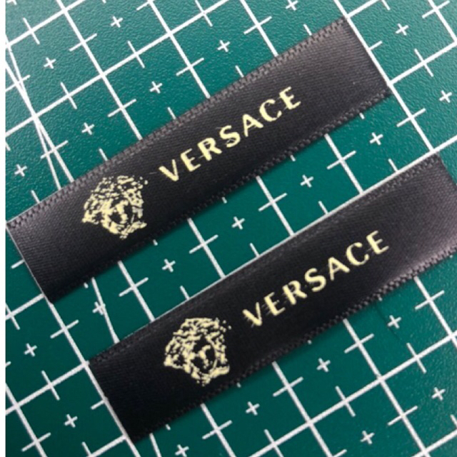 Jual VERSACE MAIN TAG WASH BLACK SUPER PREMIUM CO 1X DI KIRIM 600PCS ...