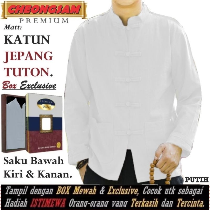 Jual BAJU KOKO CHEONGSAM MODEL TRADISIONAL UNIK KANCING BUNGKUS YANG ...