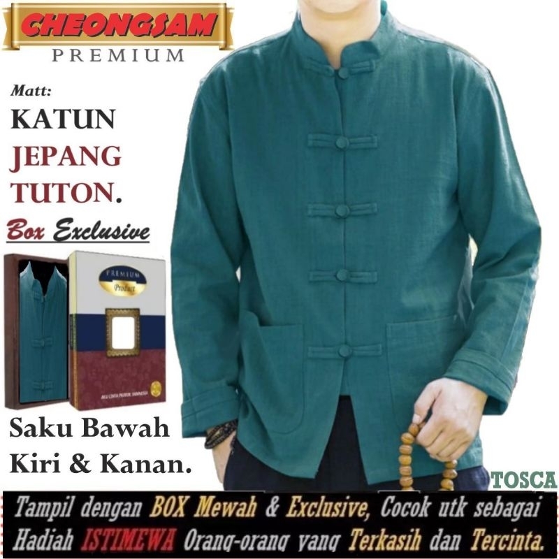 Jual BAJU KOKO CHEONGSAM MODEL TRADISIONAL UNIK KANCING BUNGKUS YANG ...