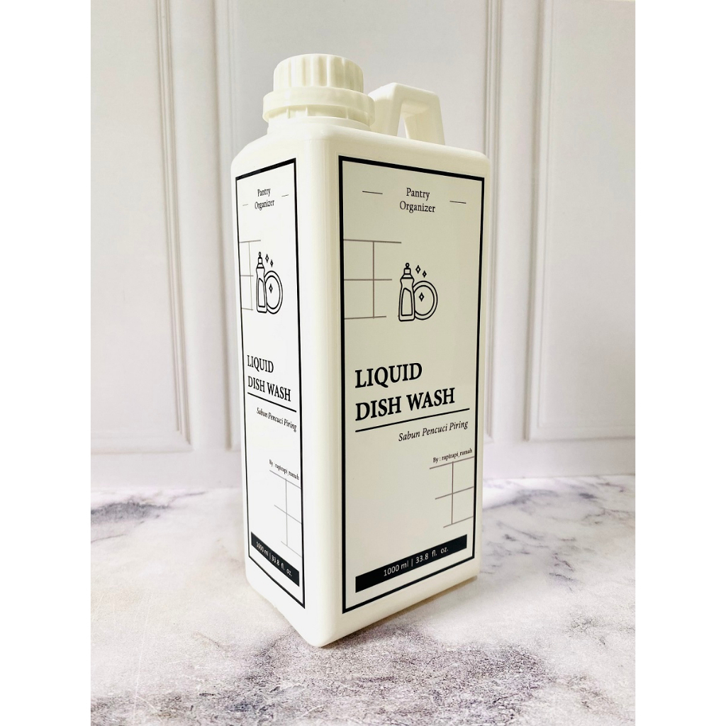 Jual Botol Deterjen Isi Ulang Laundry Jerigen Spray Putih White ...