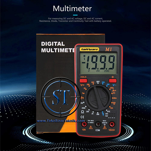 Jual Digital Multimeter M1 LCD Backlight High Precision AC/DC Voltage ...