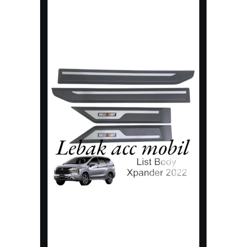 Jual list body / side body moulding mobil mitsubishi xpander 2022 rally ...