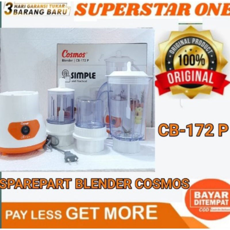 Jual Sparepart Jus Blender Cosmos CB-172 P CB 172 P Cosmos Sparepart ...