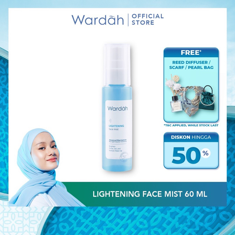 Jual Wardah Lightening Face Mist 60 ml - Face Mist 3-in-1 dengan ...