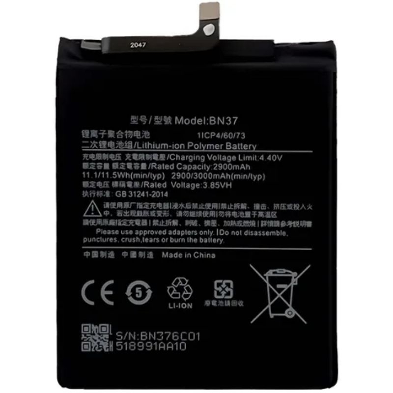 Jual Baterai batre xiaomi Redmi Bn30 Bn31 Bn34 Bn37 Bn44 Bn45 Bn46 Bm33 ...