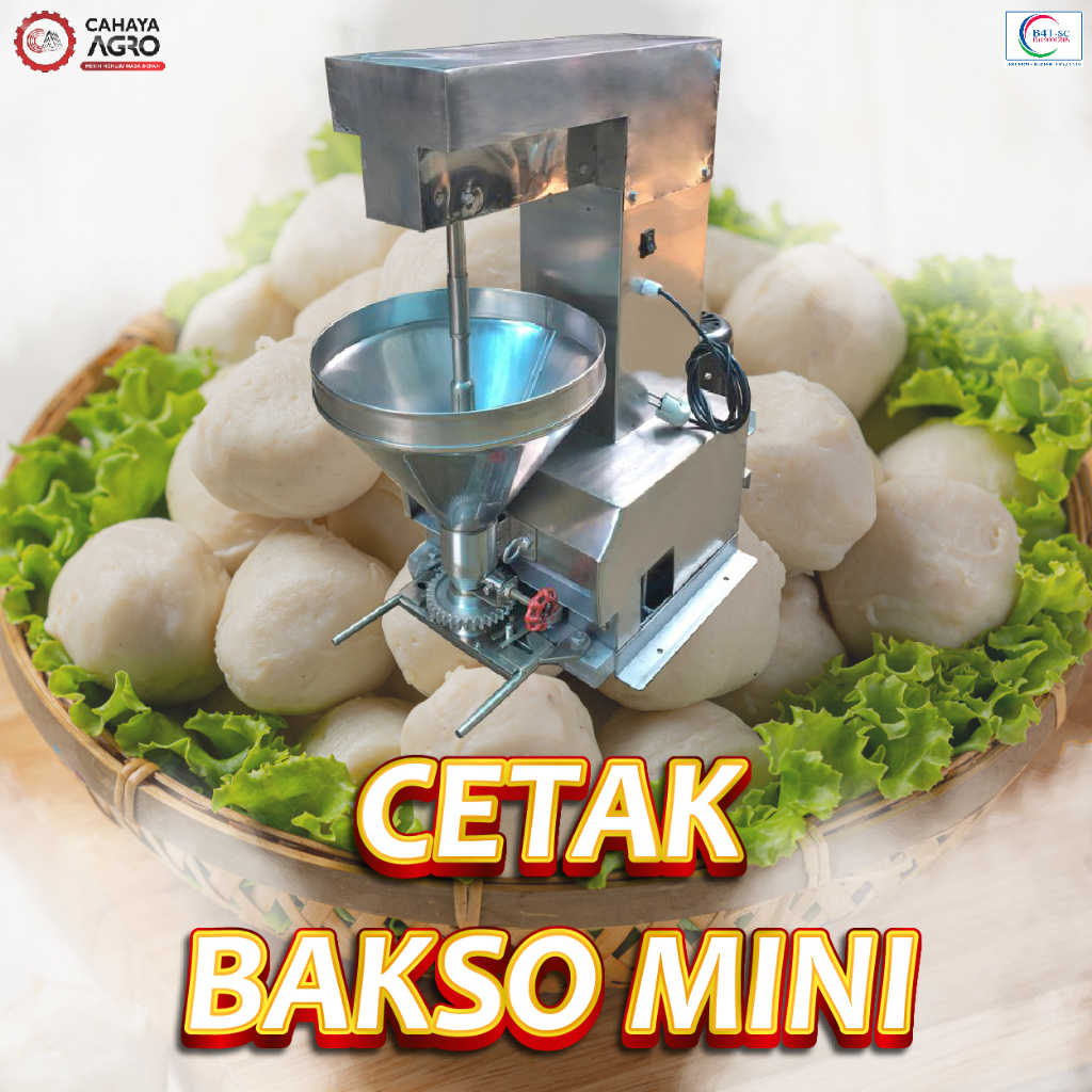 Jual Mesin Cetak Bakso Mini Mudah Digunakan dan Terjamin Kualitasnya ...