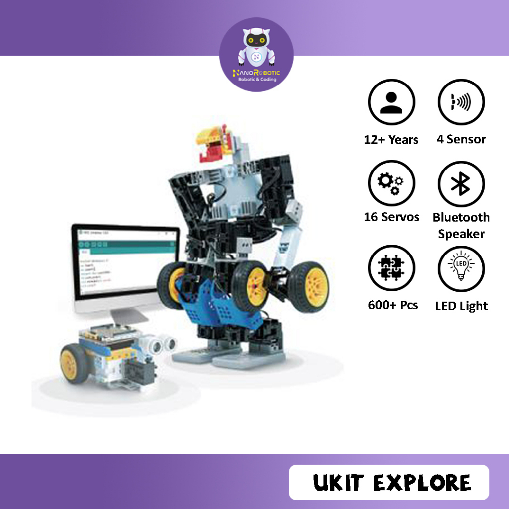 Jual Kit Edukasi / Pendidikan/Robot education coding Ukit Explore/STEAM robot | Shopee Indonesia