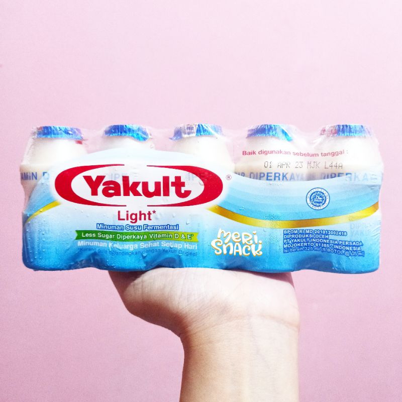 Jual Yakult Light Minuman Fermentasi Less Sugar 5 x 65ml | Shopee Indonesia