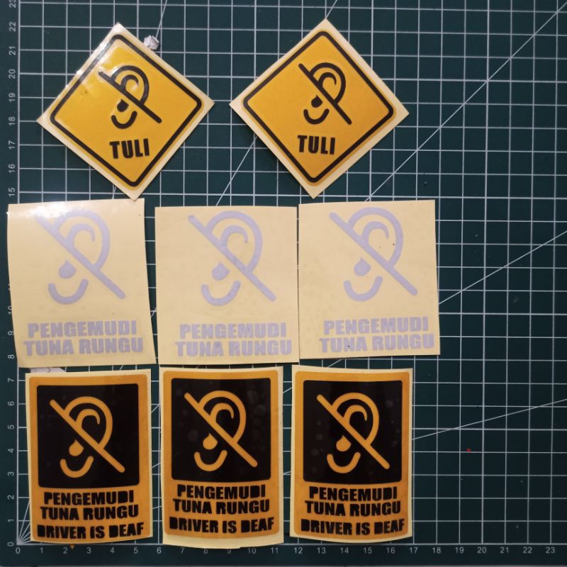 Jual Stiker Tuna Rungu/Tuli | Shopee Indonesia