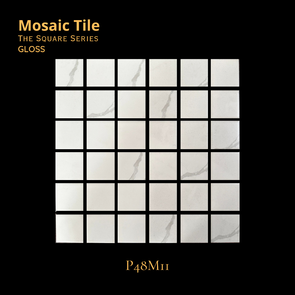 Jual Mosaik Keramik Tile Kotakputih corak P48M11 / Mosaic Mozaik Mozaic ...