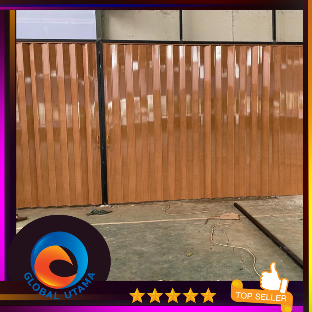 Jual jual pvc folding door pintu lipat sekat ruangan minimalis | Shopee ...