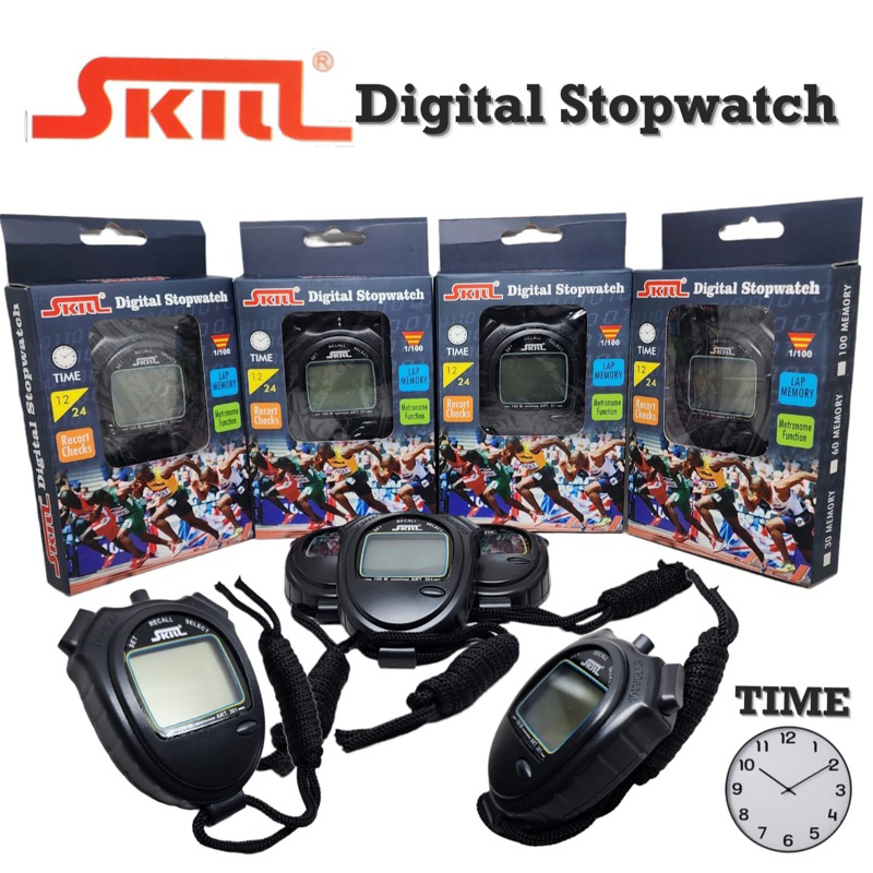 Jual Stopwatch Digital Skill 100M | Shopee Indonesia