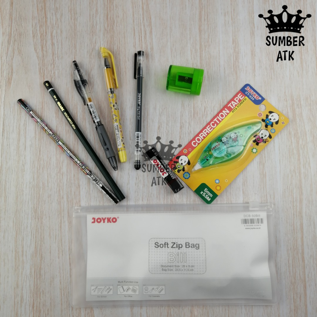 Jual PAKET Gel Pen dan Pensil ATK SET - SUMBER ATK | Shopee Indonesia