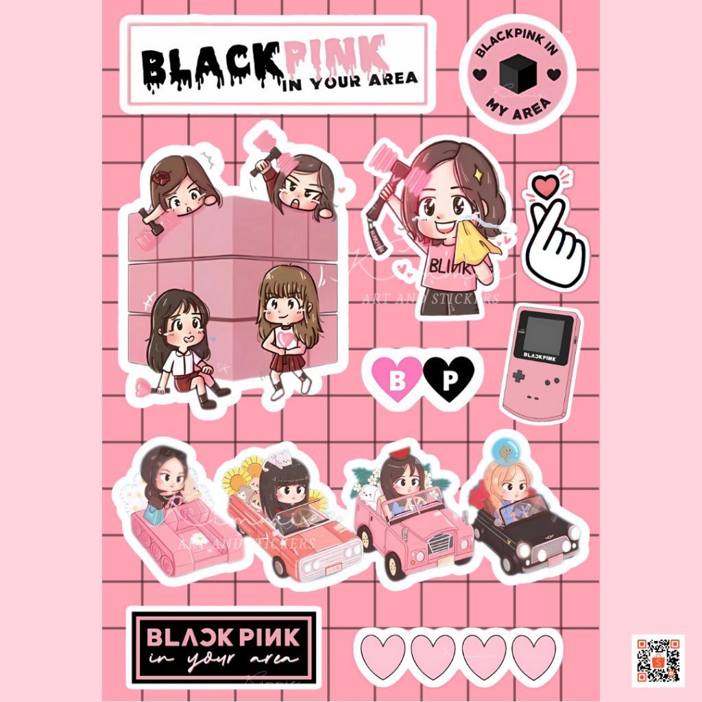 Jual [MINI NEW] Stiker Blackpink Chibi - Blackpink Bornpink Kartun Lucu ...