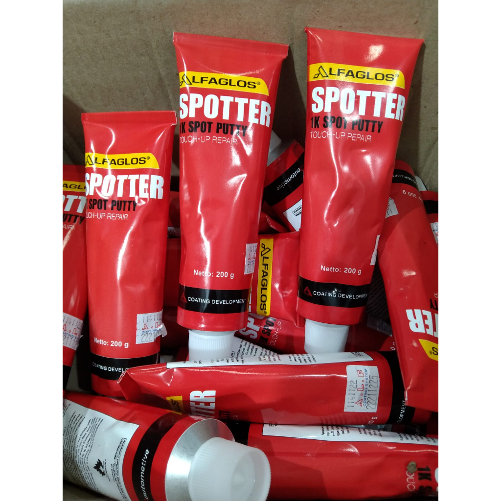 Jual dempul instan dempul praktis alfaglos spotter 1k spot putty touch ...