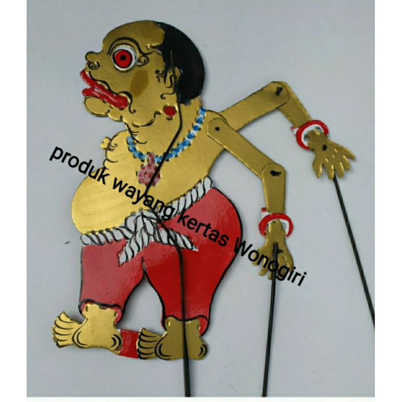 Jual WAYANG Kertas BAGONG KI SENO bagong kolor 50cm | Shopee Indonesia