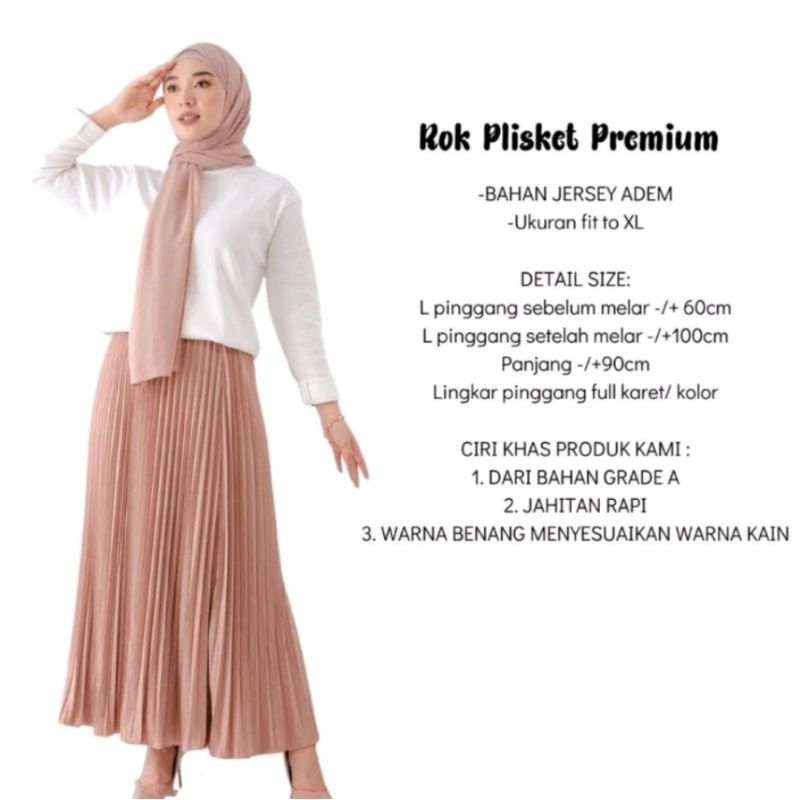 Jual ROK PLISKET SUPER PREMIUM JUMBO M FIT XXL 100% ORIGINAL | Shopee ...