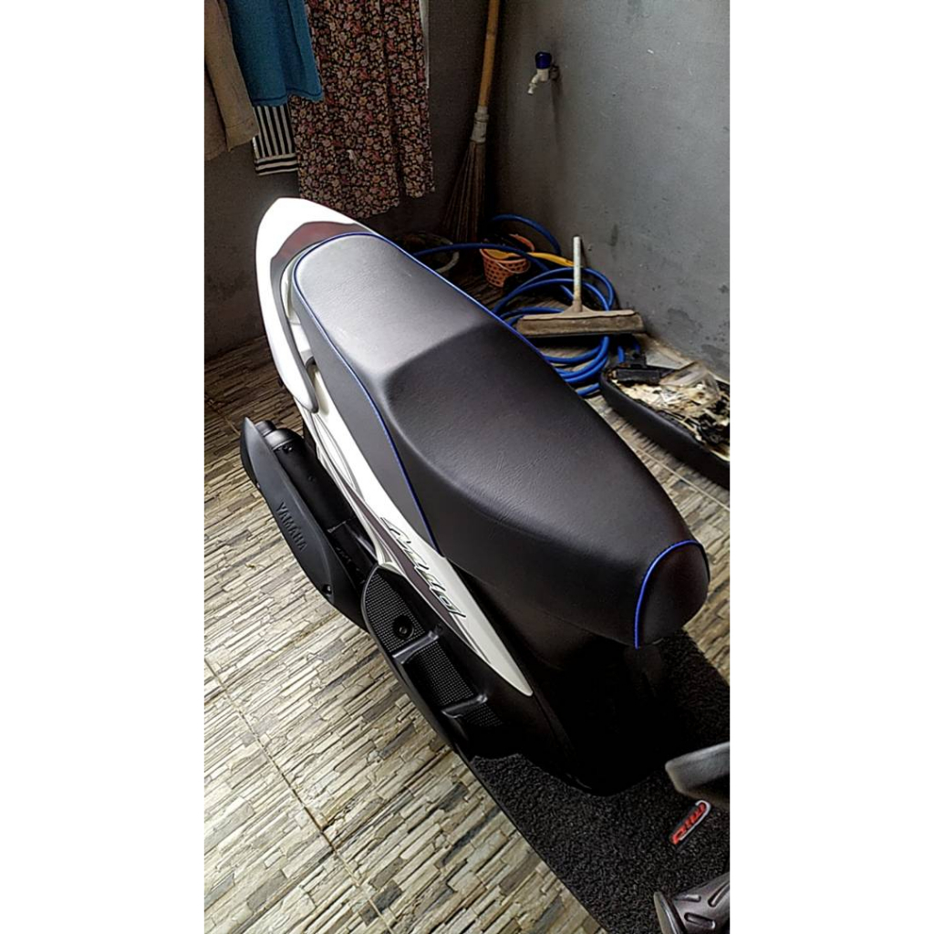 Jual Jok motor MIO SMILE / SPORTI MOTIF 5VV LIS WARNA BIRU- JOK MIO ...