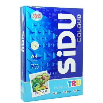 Jual Kertas A4 BIRU SIDU Foto Copy HVS 70 gr / 70 gsm / 70gram SINAR ...