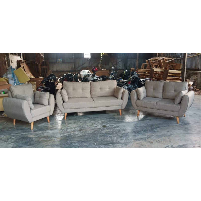 Jual Sofa Alecia Denim 321 Bantal Besar | Shopee Indonesia