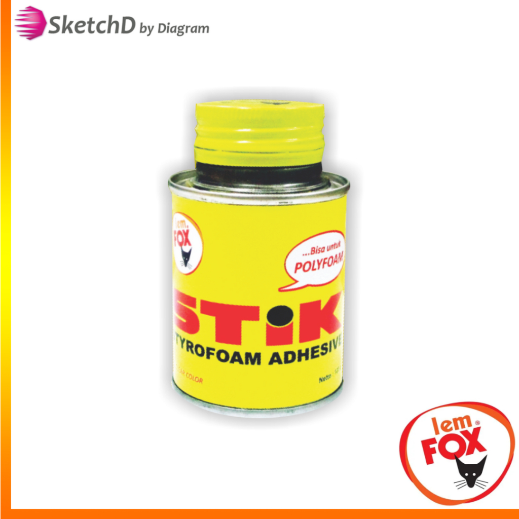 Jual Lem Styrofoam Fox 100 gr | Shopee Indonesia
