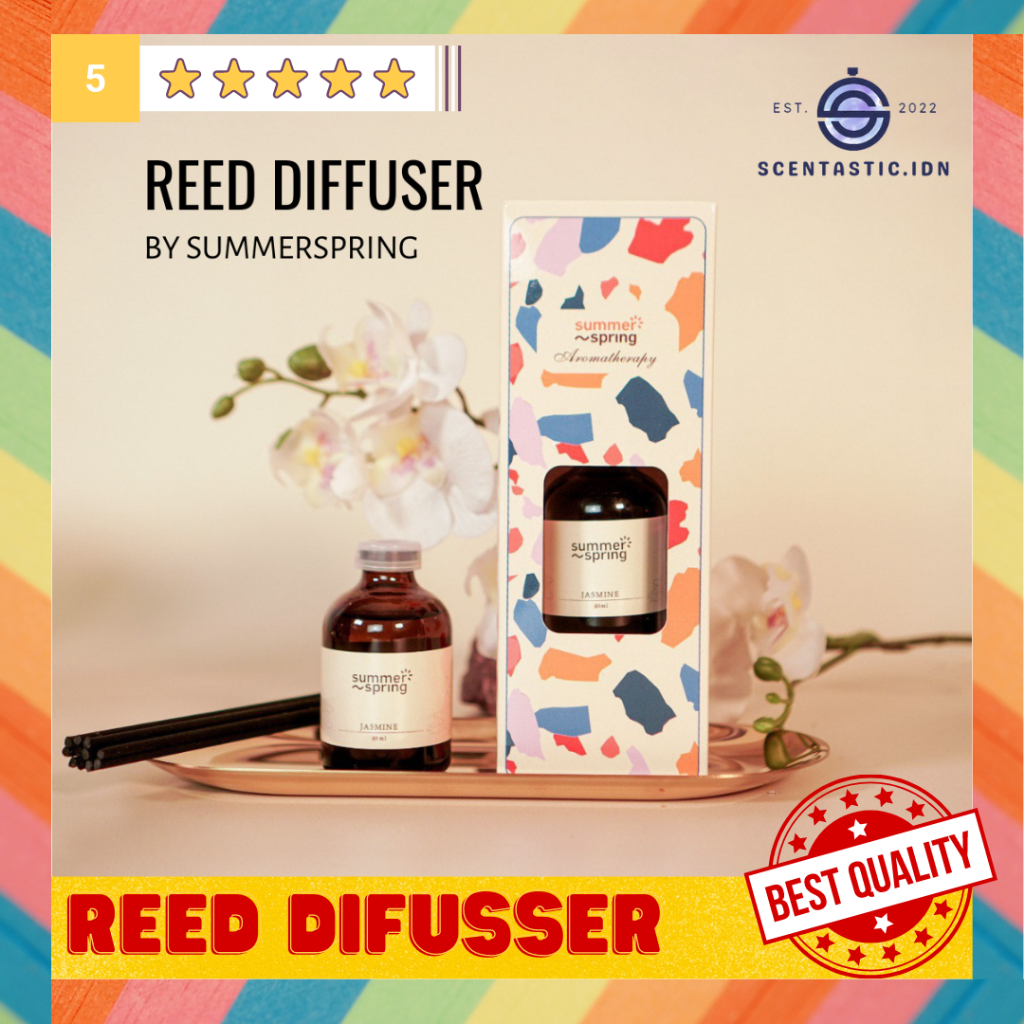 Jual Summerspring Reed Diffuser / Pengharum Ruangan Summer Spring ...