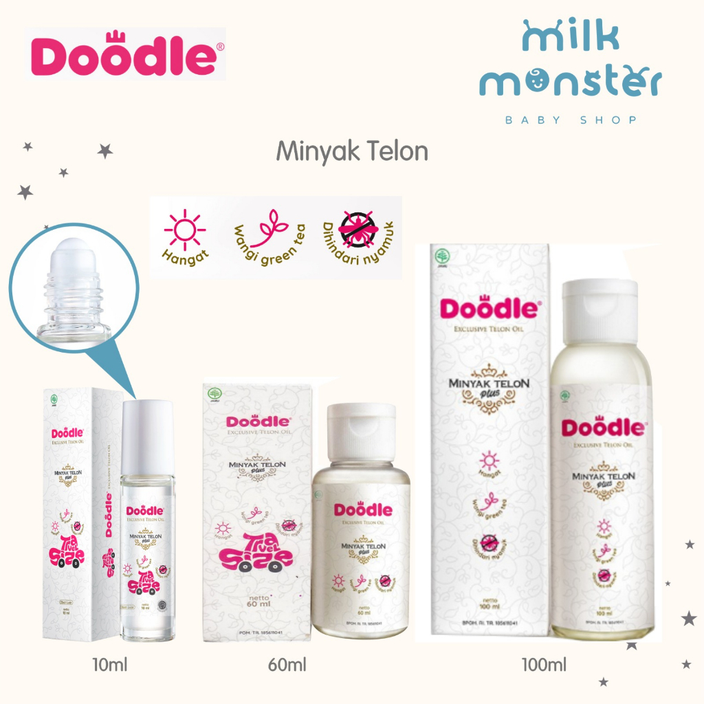 Jual Doodle Minyak telon / Minyak telon doodle bayi dan anak | Shopee ...